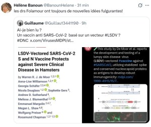 Super… le virus de la dermatose nodulaire (LSDV) combiné à la Spike du ...